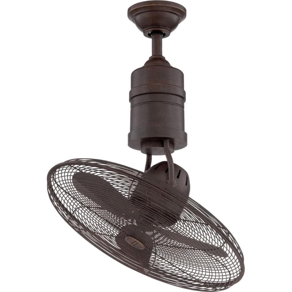 21 in. Outdoor Reversible Oscillating Ceiling Fan with Wall Remote Con ...