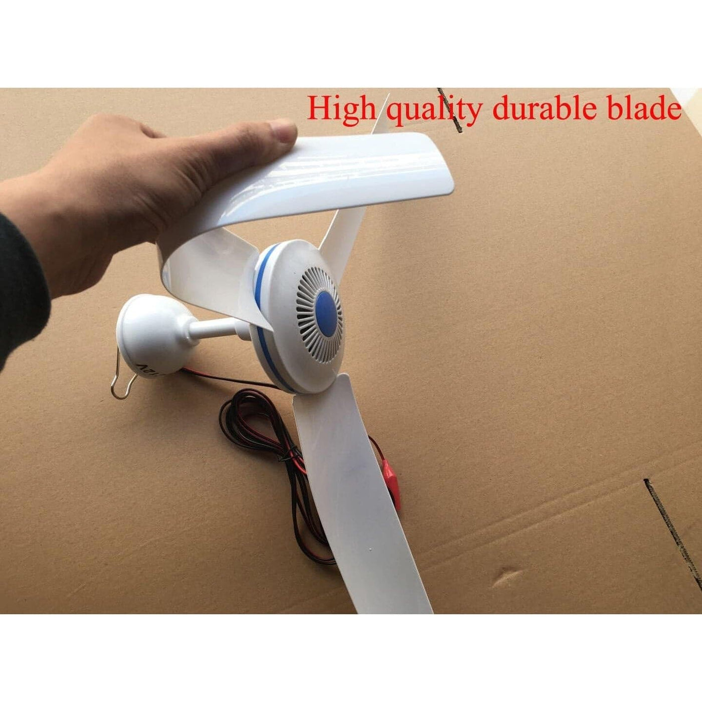 28 in. High Speed 12V DC Ceiling Fan, Portable Ceiling Fan, Outdoor Fa ...