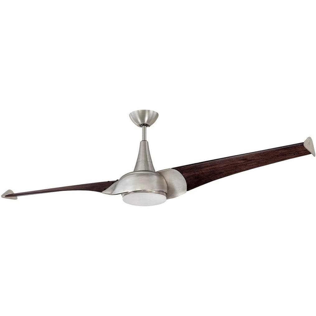 68 in. 2-Blade Ceiling Fan with Turbine-Style Blades and Remote Contro ...
